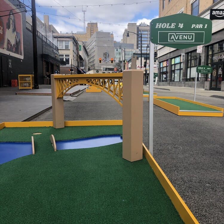 Pop-Up Mini Golf Course in Oakland - Made In PGH