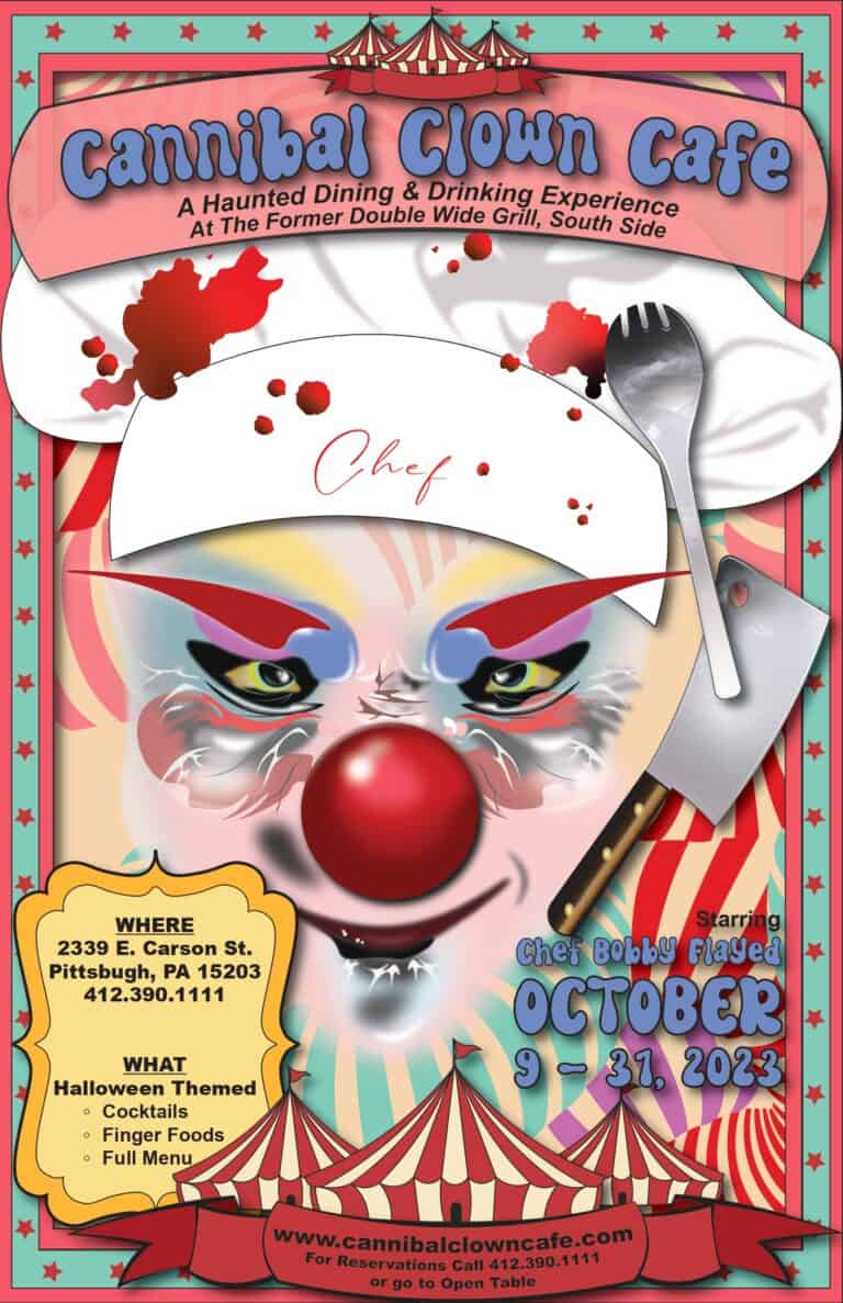 Cannibal Clown Cafe - Halloween Pop-Up Restaurant - Made In PGH